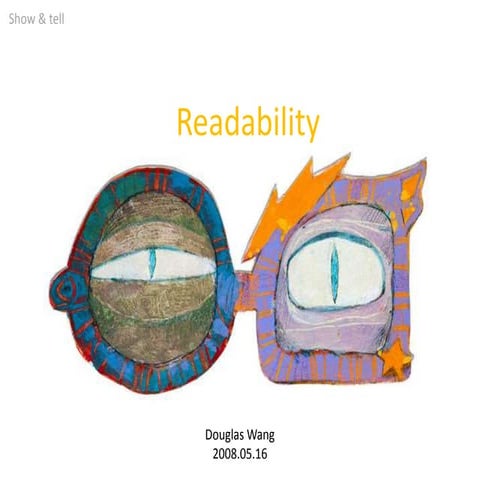 Readability | PPTX