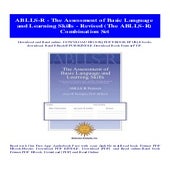 (READ)^ ABLLS-R - The Assessment of Basic Language and Learning Skills ...