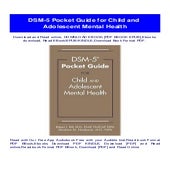 (READ)^ DSM-5 Pocket Guide for Child and Adolescent Mental Health ZIP