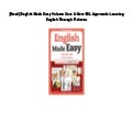 [txt] English Made Easy Volume One: A New ESL Approach: Learning ...