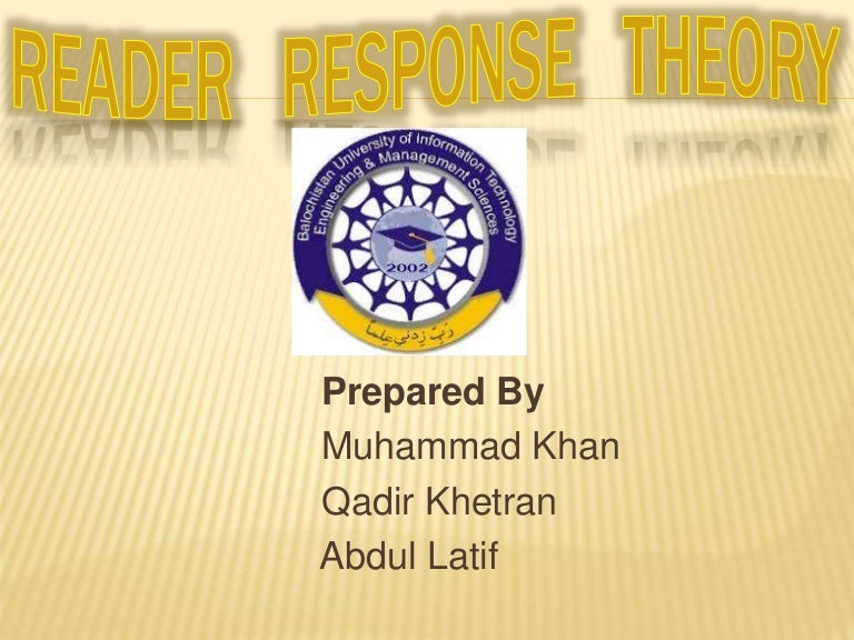 Reader Response Theory Ppt reader-response-theory-ppt