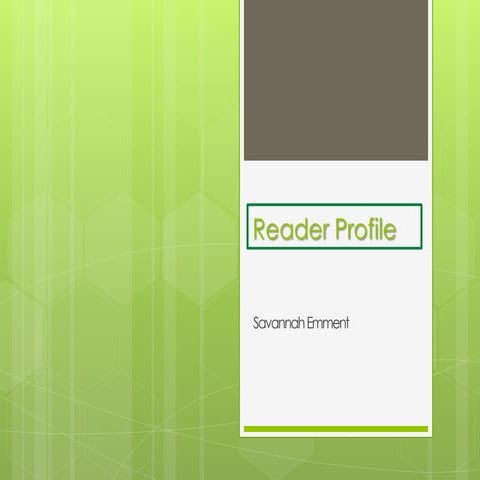 Reader profile | PPTX