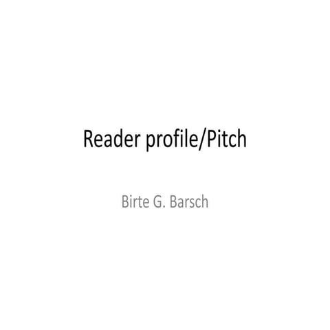 Reader profile | PPT