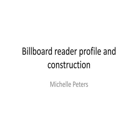 Reader profile | PPT
