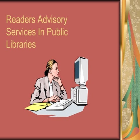 Readers advisory services final | PPT