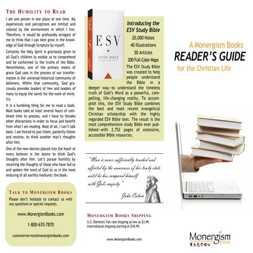Monergism Books Reader's Guide for the Christian Life | PDF