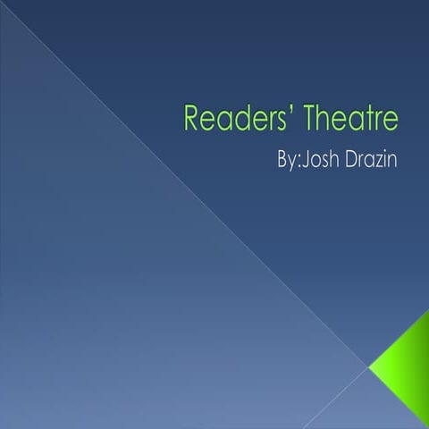 Readers’ theatre | PPTX