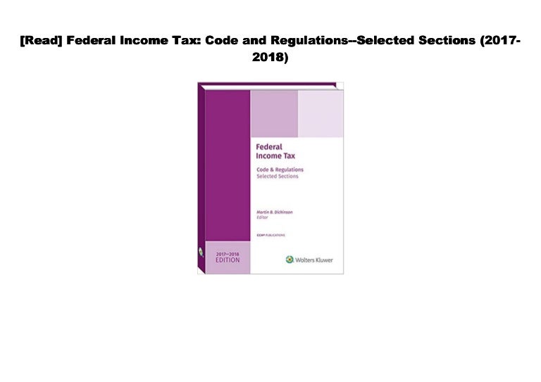 [PDF] Federal Income Tax: Code and Regulations--Selected Sections (20…