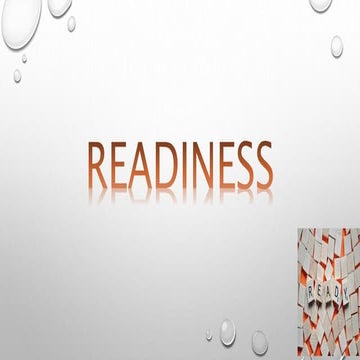 Readiness slide | PPTX