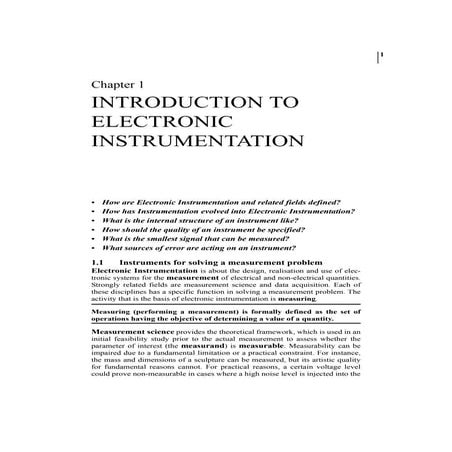 Solutions for Measurement and Instrumentation, 3rd Edition by Morris & Langari | PDF