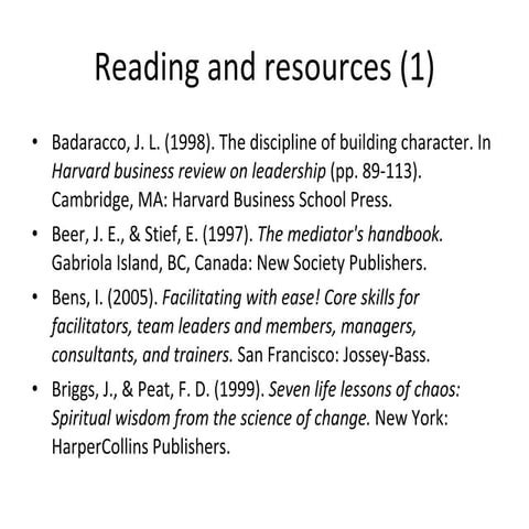 Reading and Resources: Making Work Work | PPT