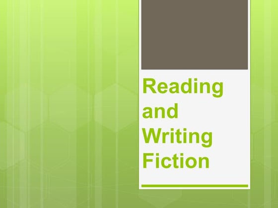 Fiction power point | PPT