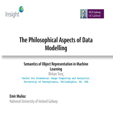 The Philosophical Aspects of Data Modelling | PDF | Technology & Computing