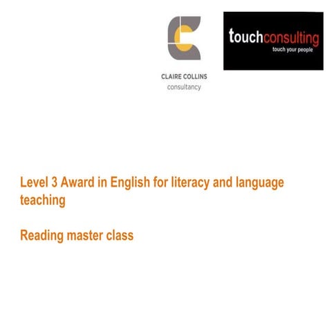 Reading master-class(19.10.17) | PPTX