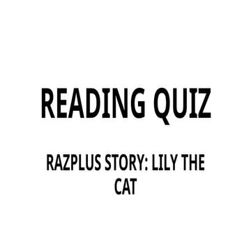 Work Sheet Grade 1 - READING-QUIZ-One.pptx