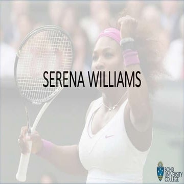 Reading Serena Williams | PPT