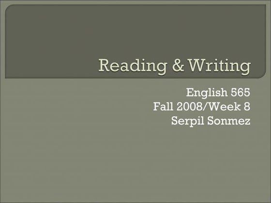 Gough's Reading model | PPTX | Education