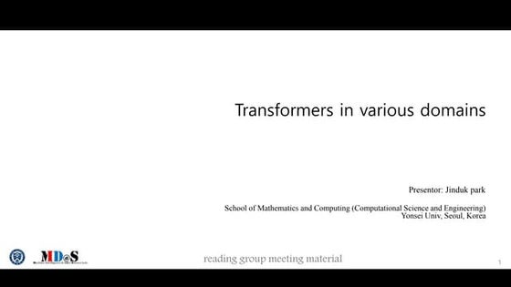 ViT (Vision Transformer) Review [CDM] | PDF