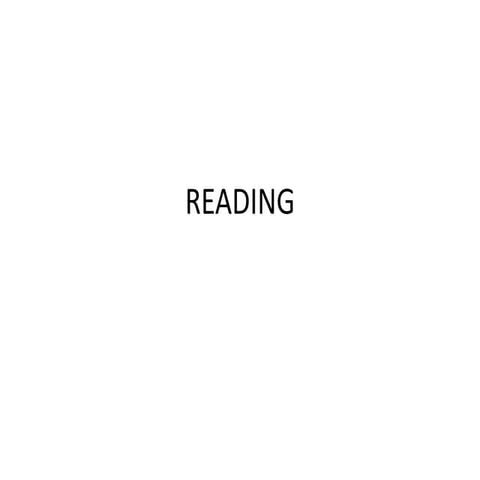 READING | PPT