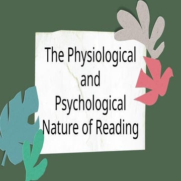 learning strand 1 communication skills - reading | PPTX