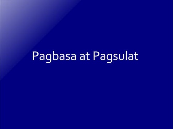 Mga hakbang sa Pagbasa | PPTX
