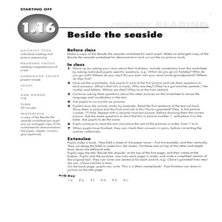 Reading activities | PDF