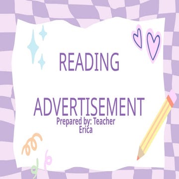Reading Advertisements Presentation .pptx