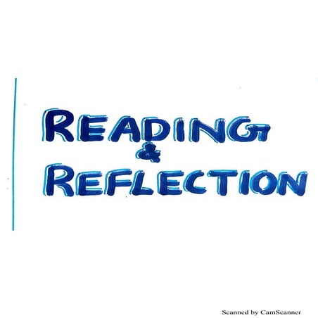 Reading and Reflection | PDF