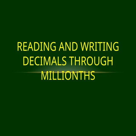 Adding and Subtracting Decimals for Grade 6 ppt | PPTX