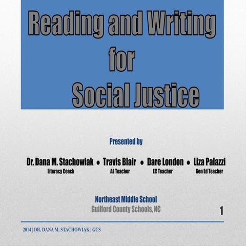 Reading and Writing for Social Justice | PPSX