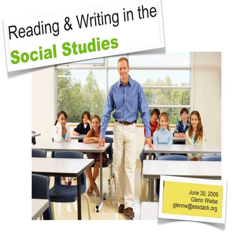 Reading And Writing In the Social Studies | PDF