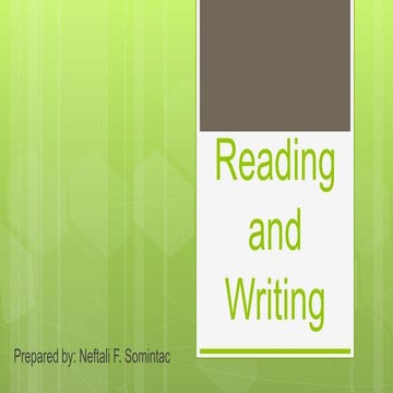 READING AND WRITING PPT.pptx | Science