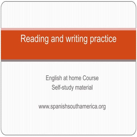 Reading and writing very short stories | PPT