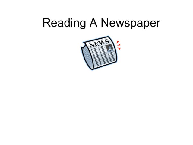 Newspaper: Layout and Features of Front Page | PPTX