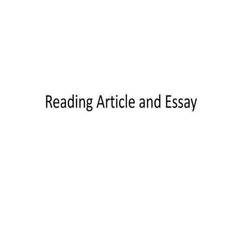 Reading Article and Essay for academic purpose.pptx
