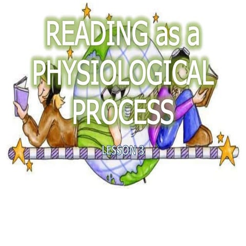 Reading as a physiological process and READING as a COGNITIVE PROCESS | PPT