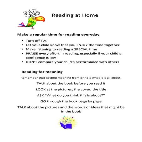 Reading athome | PDF | Parenting | Family and Relationships