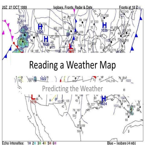 Reading a weather map slideshare | PPTX