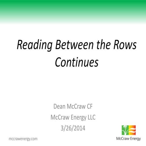 Reading Between the Rows Continues | PDF