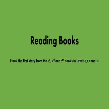 Children's Reading Books- Reading 360 | PPTX