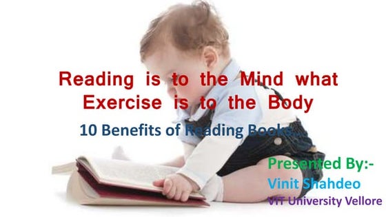 Benefits of reading | PPTX | Medical Health