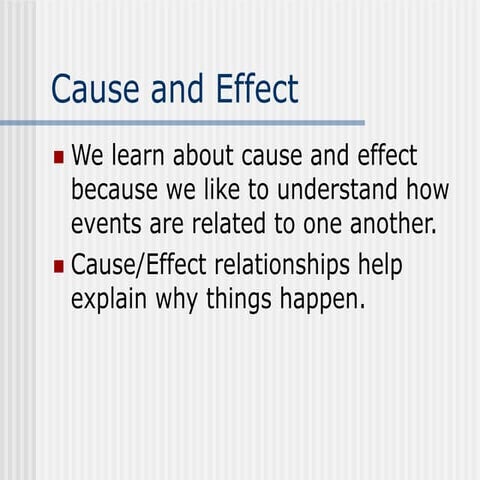 Reading Cause and Effect 1.ppt