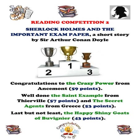 Reading competition results 2012 | PDF