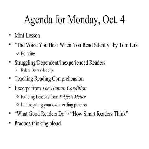 Reading Comprehension | PPT