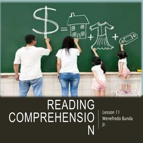 Reading comprehension | PPTX