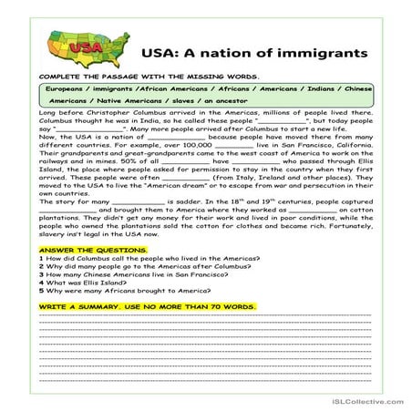 Reading Comprehension - USA_ a nation of immigrants.pdf