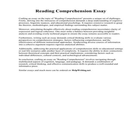 Reading Comprehension Essay.pdf