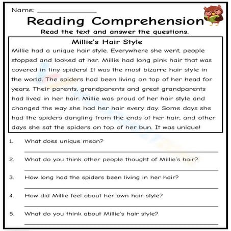 Reading Comprehension Milles Hair Style.pdf
