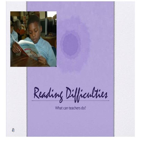Reading Difficulties | PPT