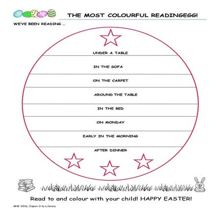 The most colourful readingegg! | DOCX
